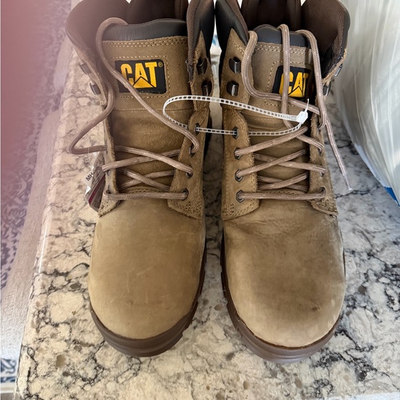 Caterpillar | Shoes | Caterpillar Mens Tan Laceup Boots | Poshmark